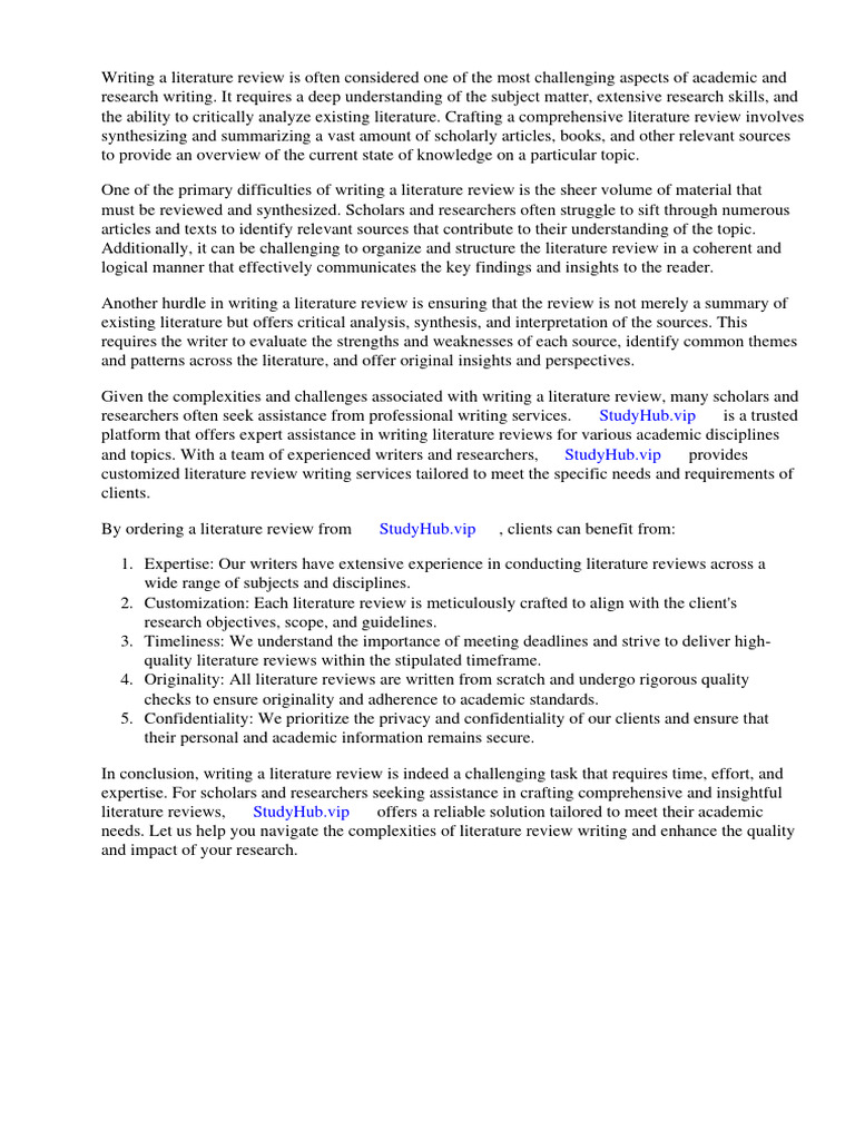 Literature Review Wordpress | PDF