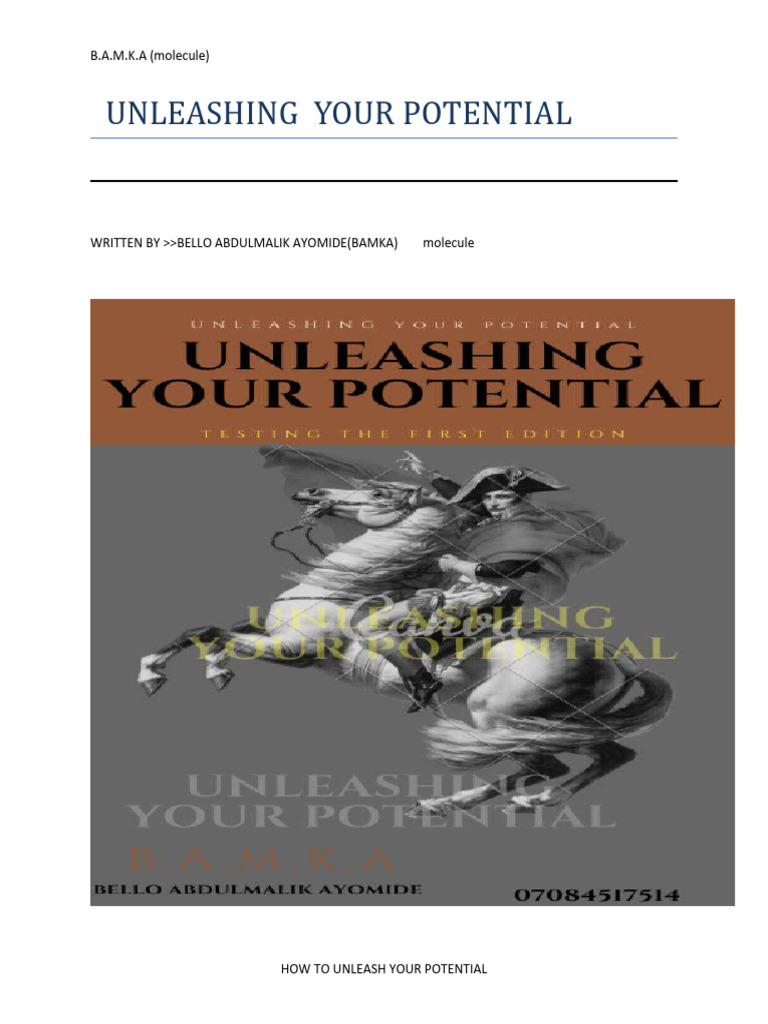 UNLEASHING YOUR POTENTIAL | PDF