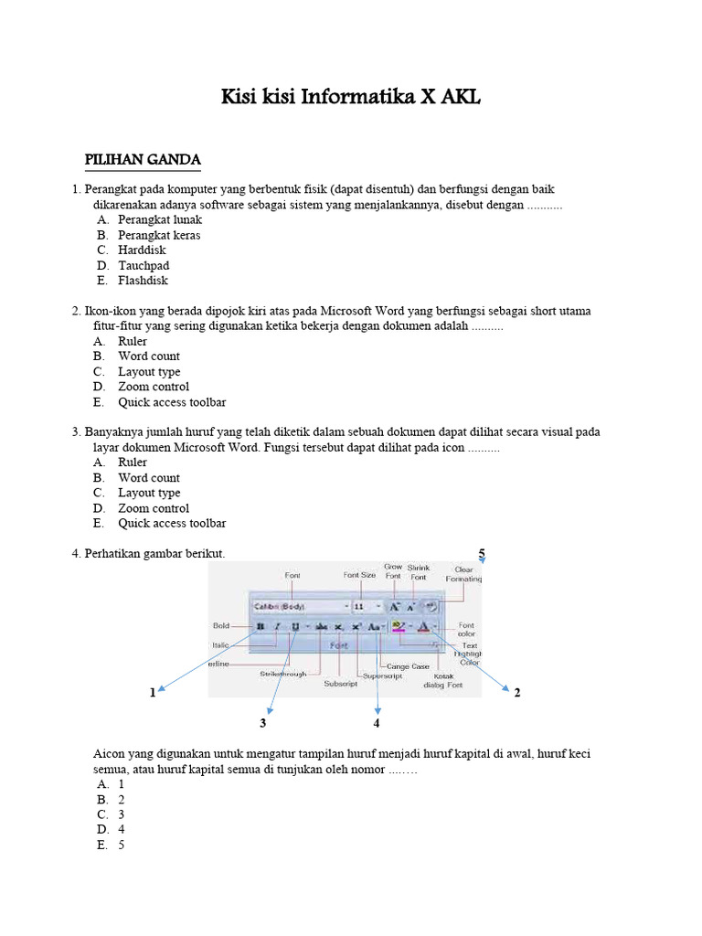 Informatika.......... (KLS X Akl) | PDF