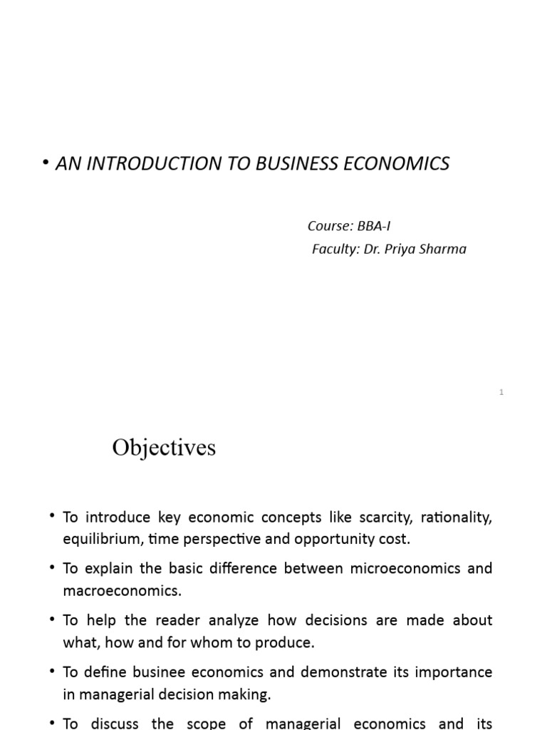 Introduction to Business Economics | PDF | Economics | Microeconomics