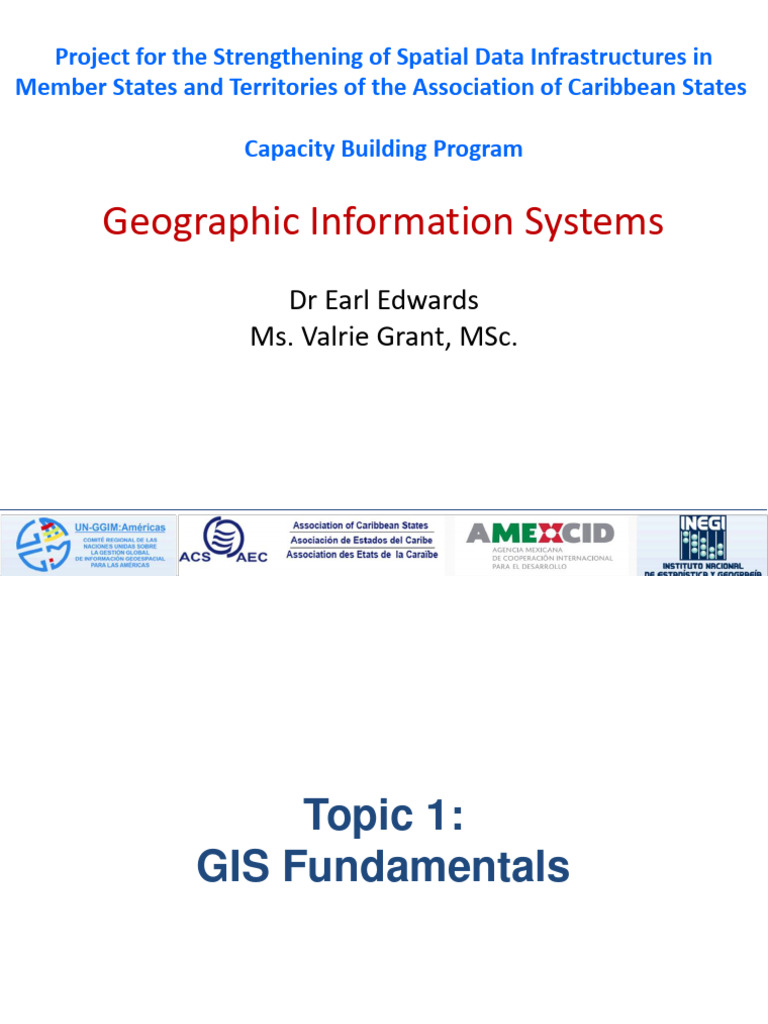 Topic1 GIS Fundamentals | PDF | Geographic Information System | Computing