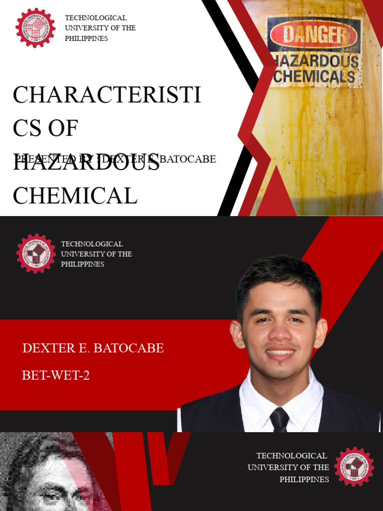 Characteristics of Hazardous Chemical | PDF | Chemical Substances | Dangerous Goods