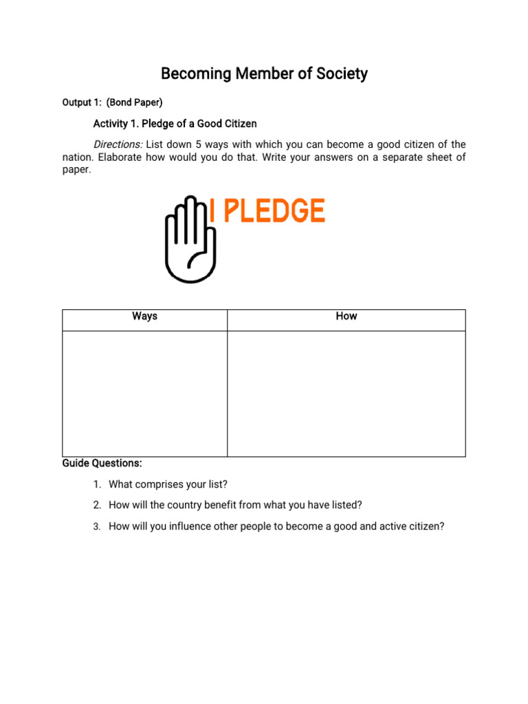 UCSP Activities | PDF