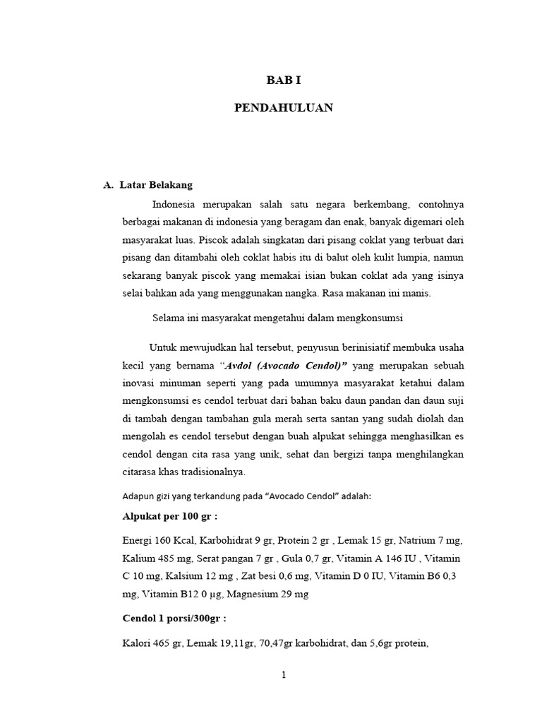 Contoh Proposal Isi | PDF