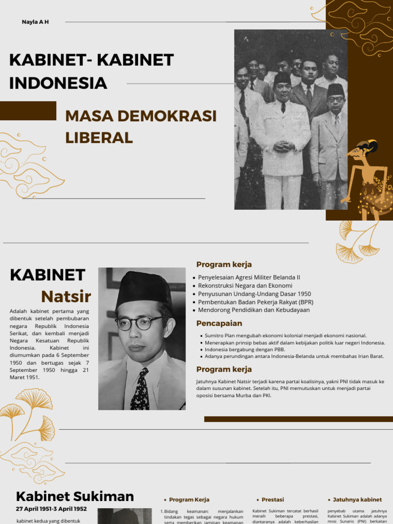 Kabinet - Kabinet Indonesia | PDF