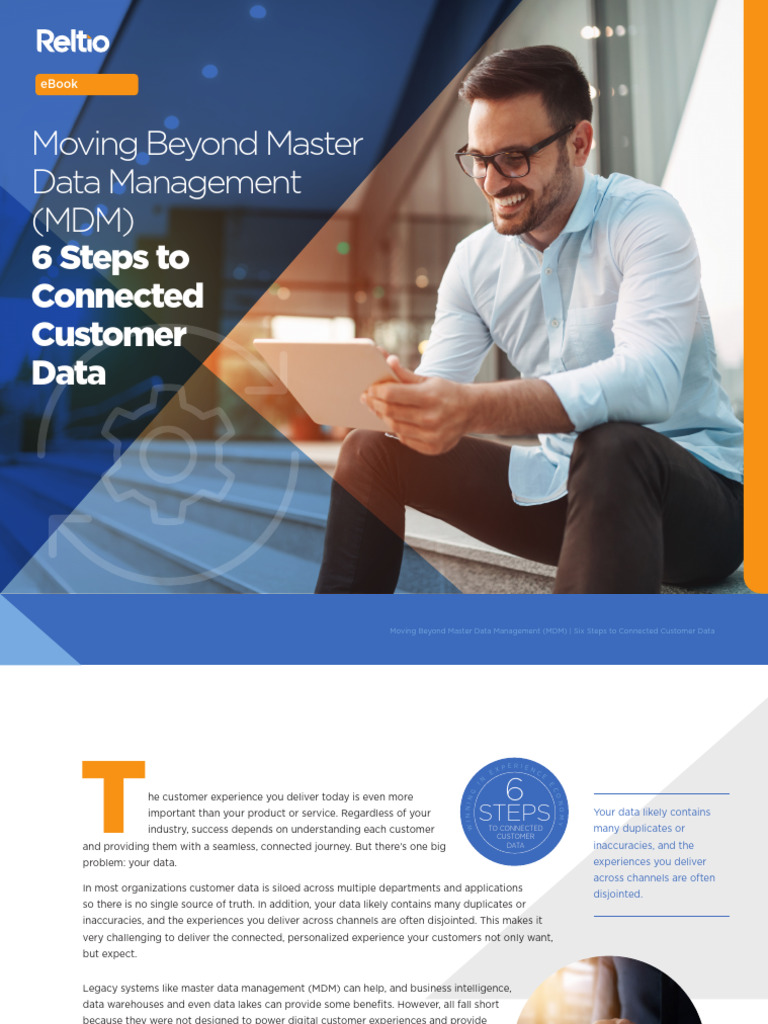 Ebook Moving Beyond MDM With Reltio Connected Customer 360 in 6 Easy ... Ebook Moving Beyond MDM With Reltio Connected Customer 360 in 6 Easy ...