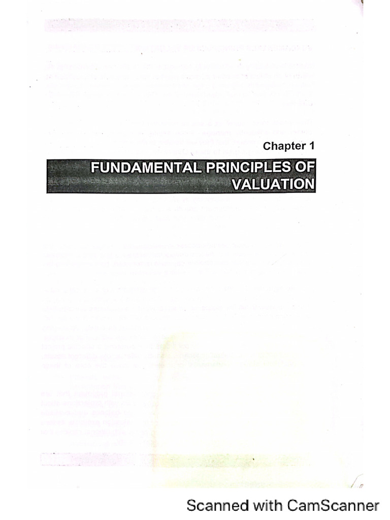 Valuation | PDF