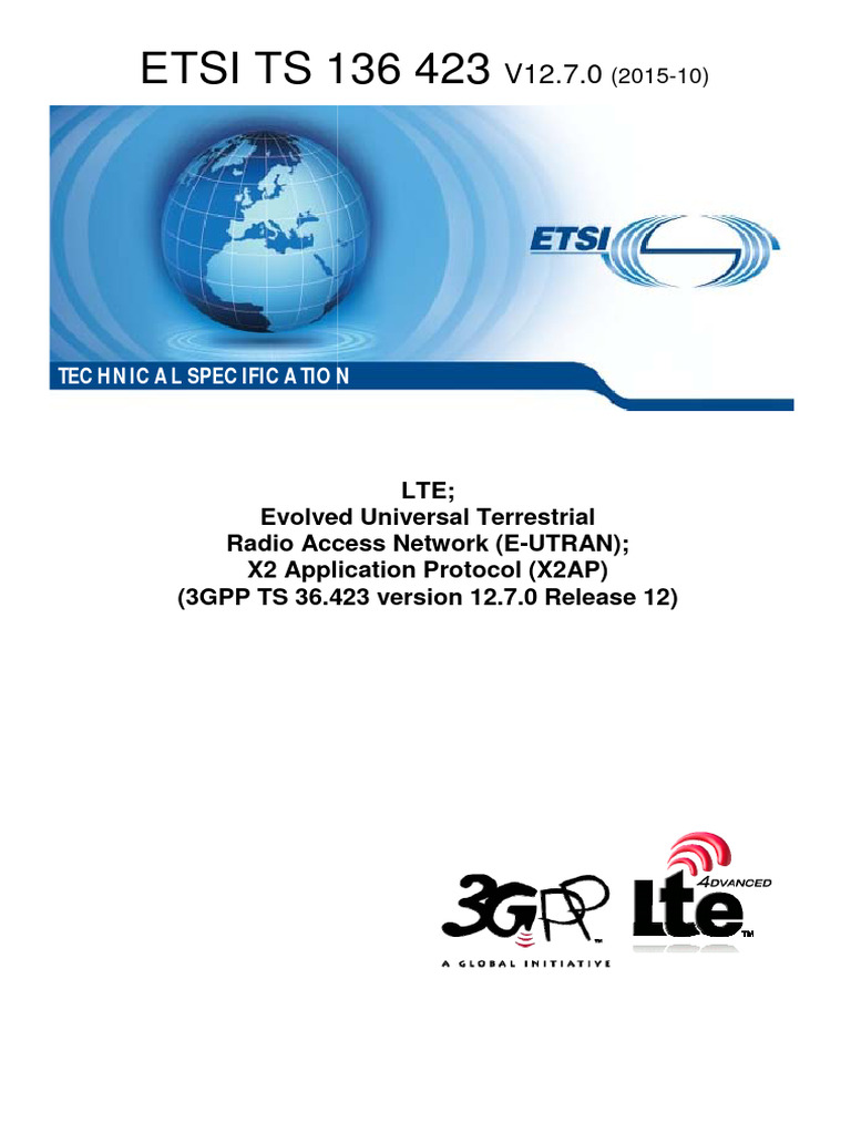 3GPP Lte X2ap | PDF | 3 Gpp | Intellectual Property