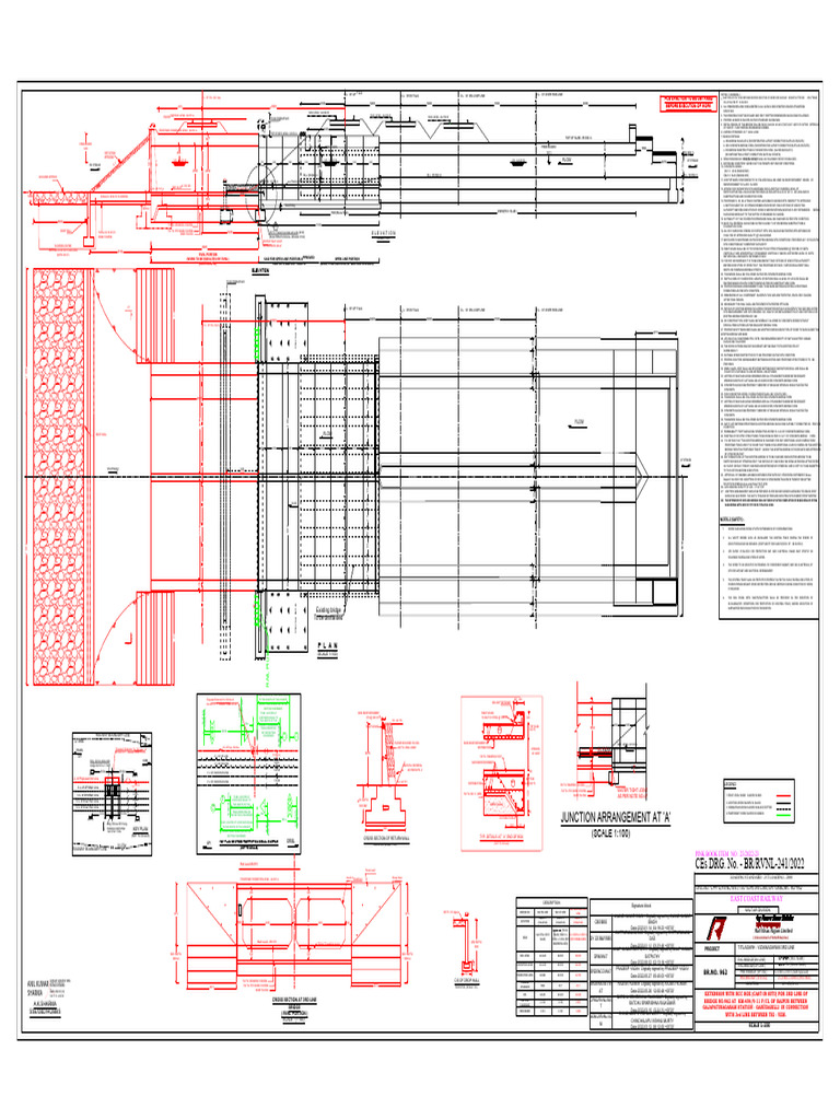 Ces Drg. No. - Br/Rvnl-241/2022: Junction Arrangement at 'A' | PDF ...