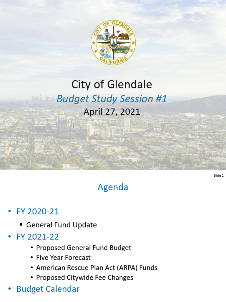 Budget Study Session 1 April 27 | PDF | Finance & Money Management