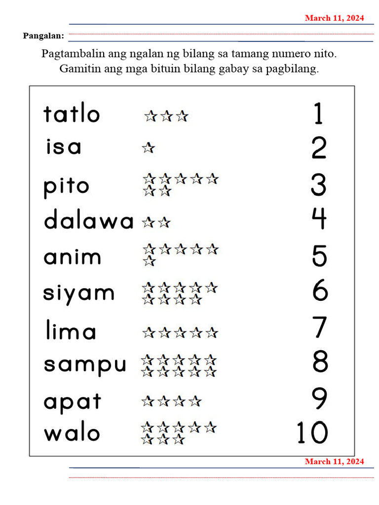 Kindergarten Q3 - Week 7 Worksheets | PDF