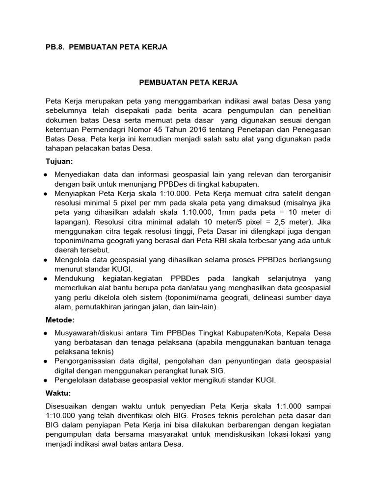 Rev - Bahan Bacaan - Pembuatan Peta Kerja | PDF | Komputer