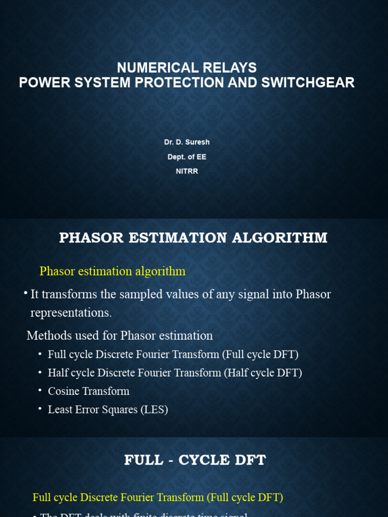 Phasor Estimation | PDF
