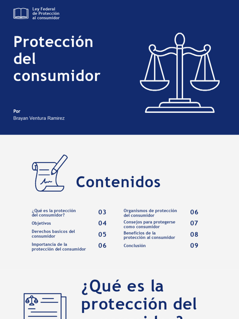 Protección Del Consumidor | PDF | Protección al Consumidor | Los consumidores
