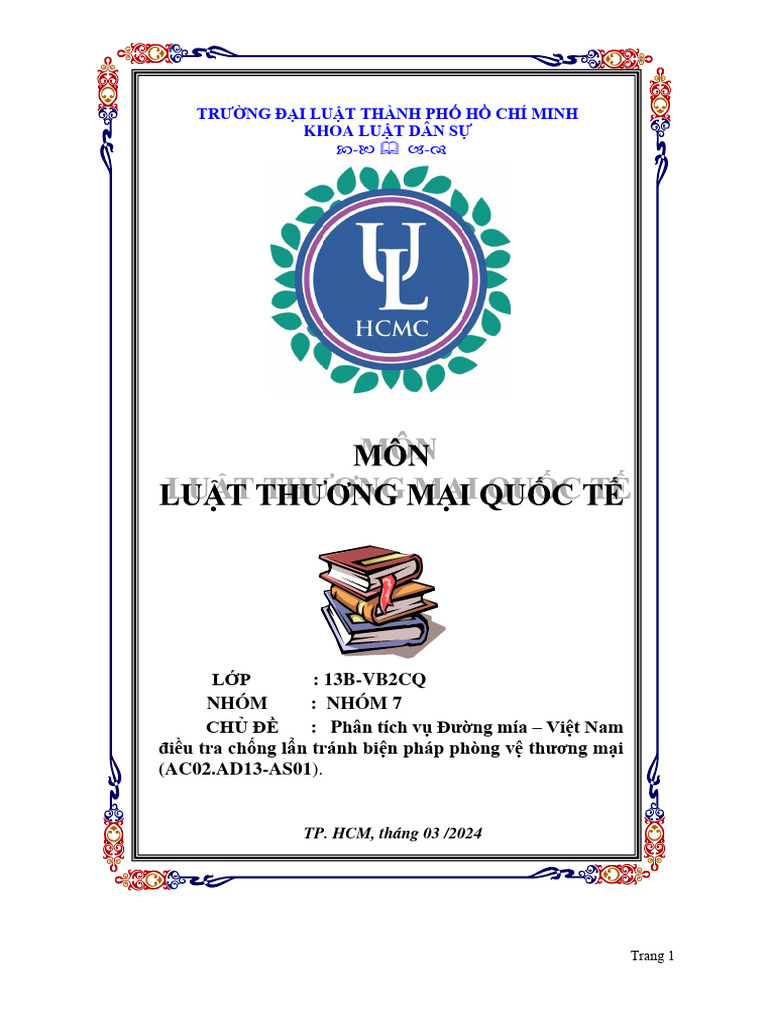 Bài tiểu luận nhóm 7 - TMQT | PDF