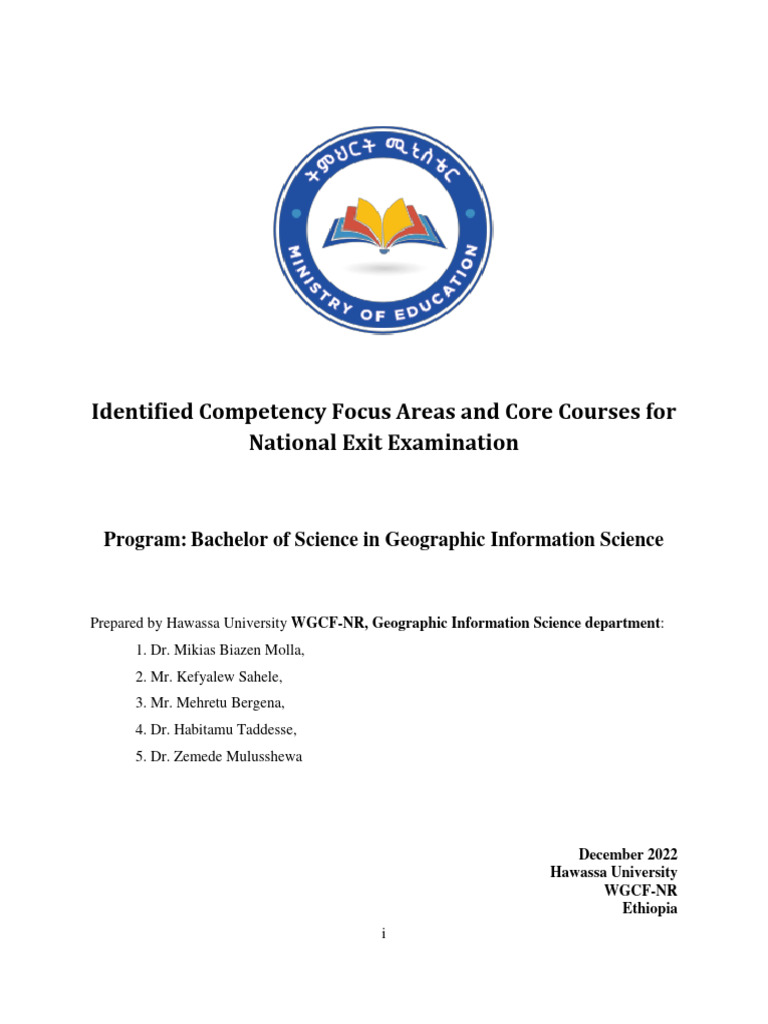 Core Competencies GISc - Program | PDF | Geographic Information System | Spatial Analysis