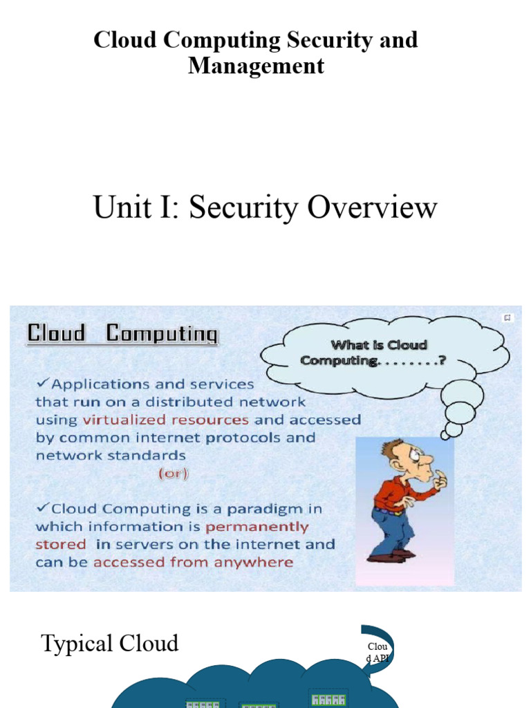 Chapter-1 | PDF | Cloud Computing | Computer Security