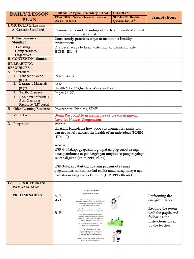 COT 1-Health (3rd Quarter) | PDF