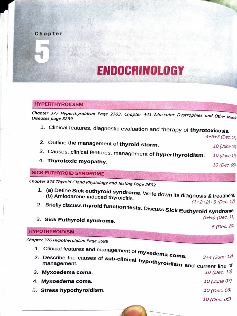 Endocrinology MCQ | PDF