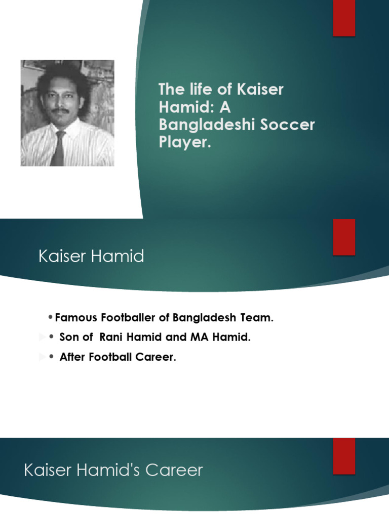 Kaiser Hamid: Bangladeshi Soccer Legend | PDF