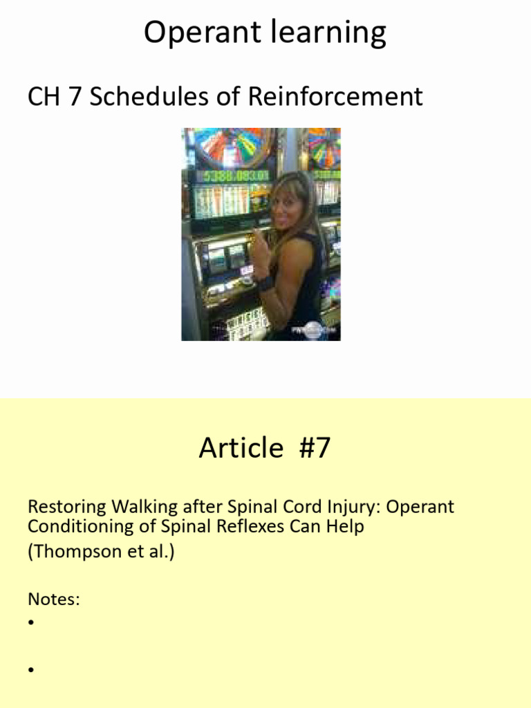 14 Schedules of Reinforcement | PDF | Reinforcement | Behavioural Sciences