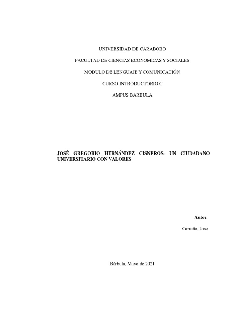 Modelo Complementario de Ensayo Biografico Artístico | PDF