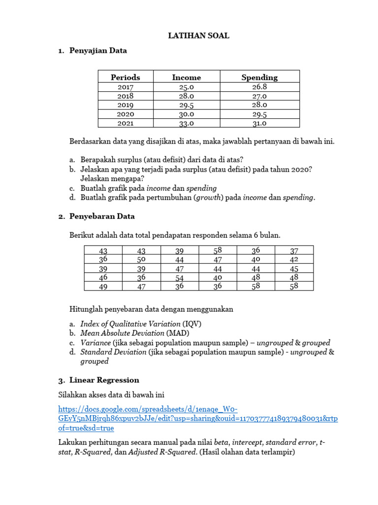Latihan Soal - PSE Fiskal 2023 | PDF