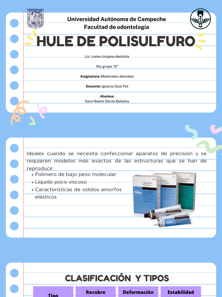 Hule de polisulfuro | PDF