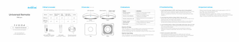 RM4 PRO Device Manual | PDF