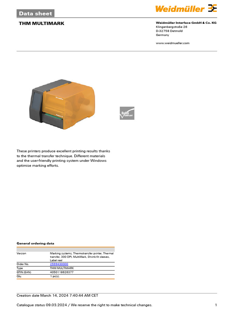 THM MULTIMARK en | PDF