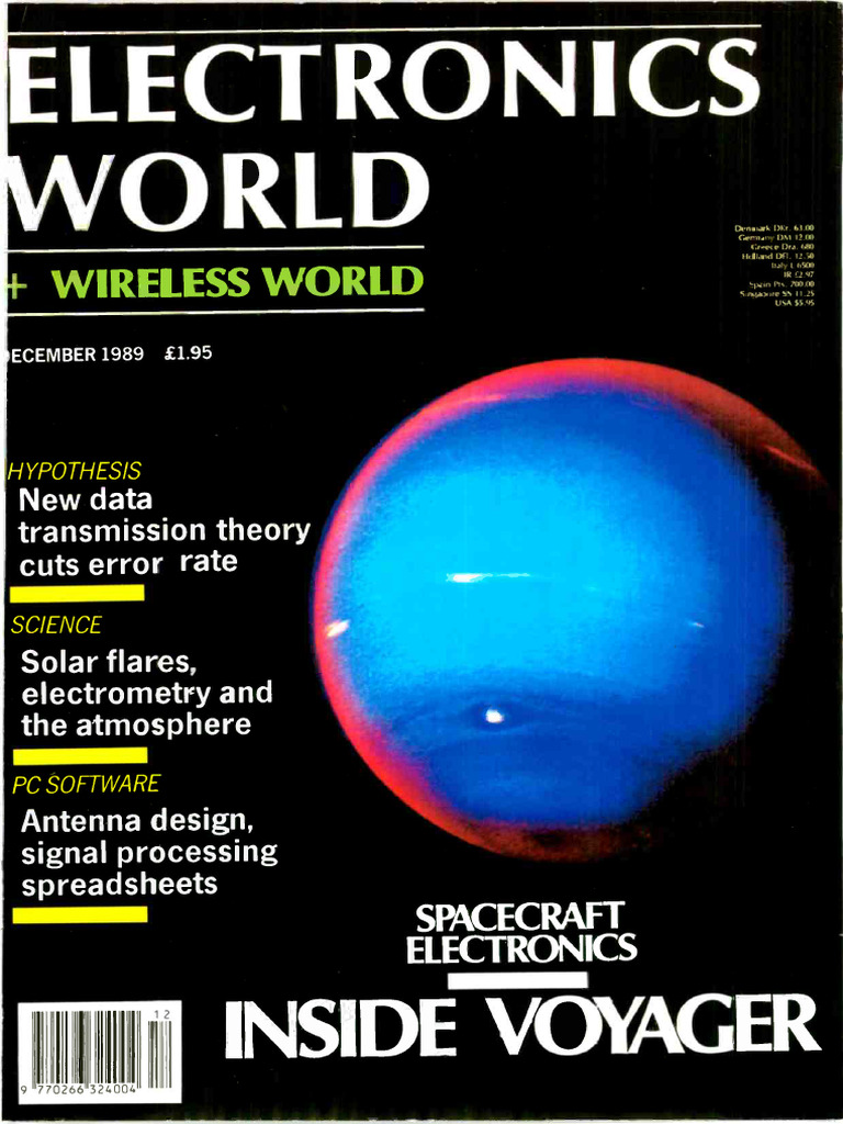 Wireless World 1989 12 | PDF | Voyager Program | Amplifier