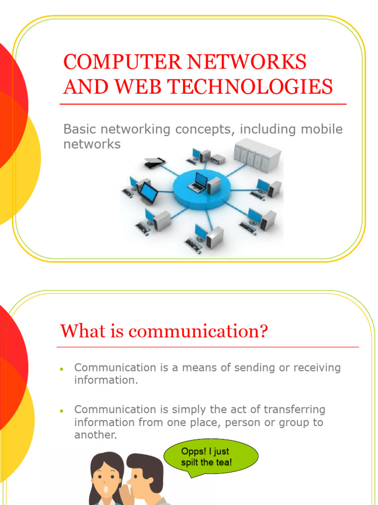 Computer Networks & Web Tech Basics | PDF | Computer Network | Network Topology