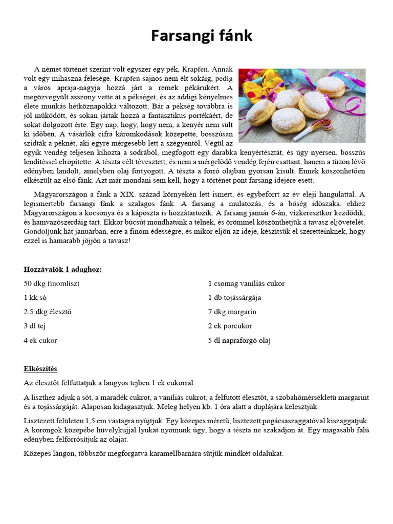 Farsangi Fank Szovegertes | PDF