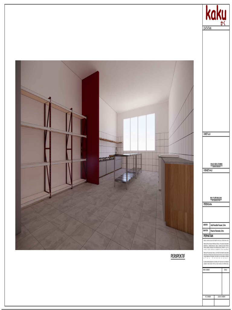 Rencana Gambar dan Spesifikasi Proyek | PDF