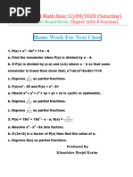 Partial Fractions Worksheet | PDF | Algebra | Mathematics