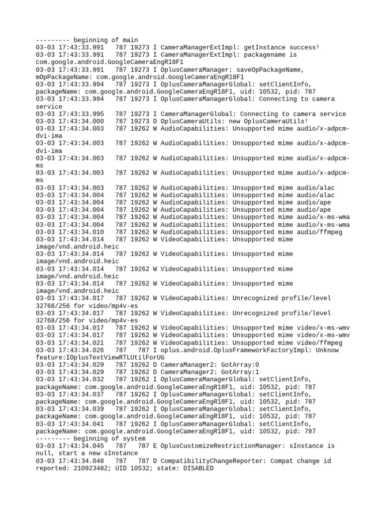 Log Cat 1709466213923 | PDF | Computing | Software
