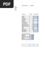 Flexible Packaging Raw Material Calculation 4 Ply Auto Calcualtion and ...