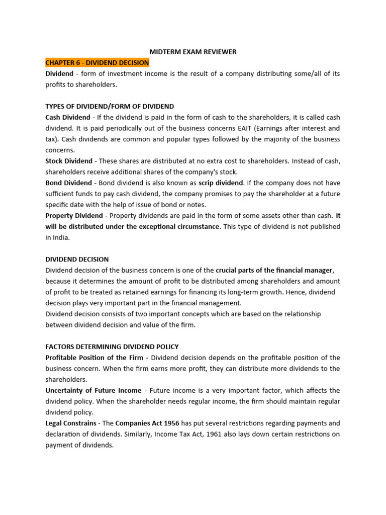 MIDTERM REVIEWER PSFM01 | PDF