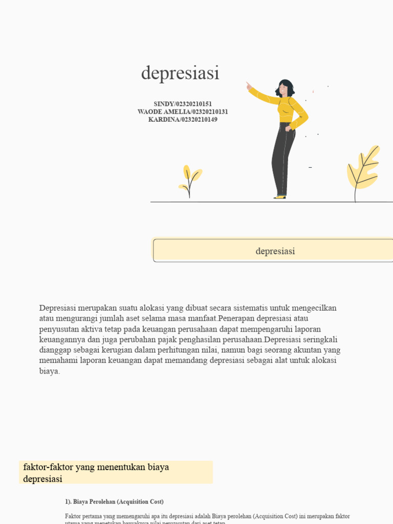 Tugas PPT Depresiasi | PDF