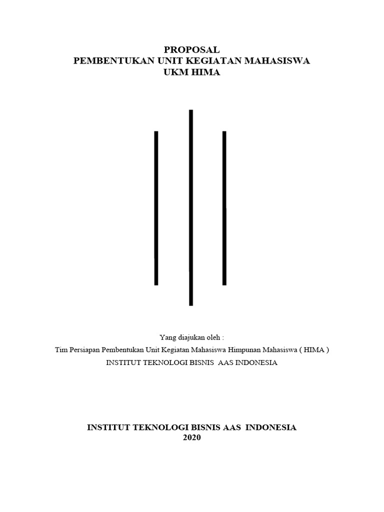 Proposal UKM HIMA ITB AAS Indonesia | PDF | Bisnis