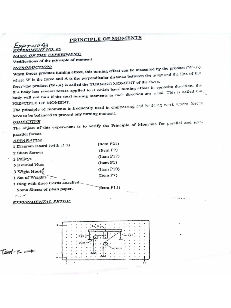 Beam Reaction & Principle of Moment | PDF