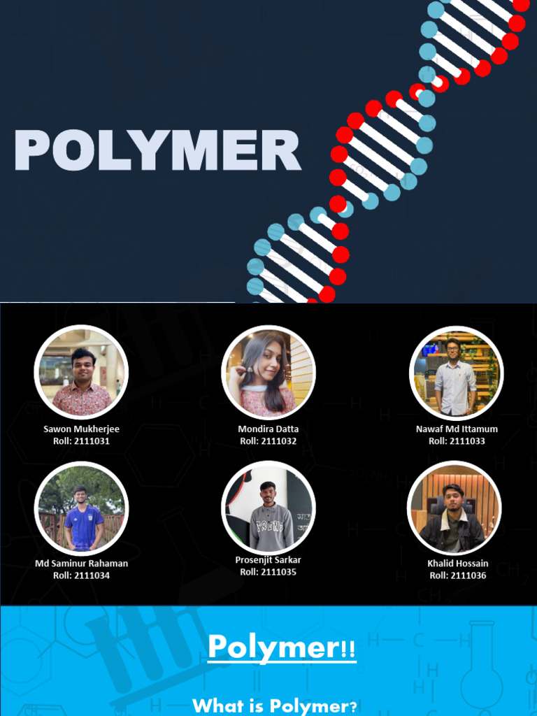 Group B1 presentation-Polymer | PDF | Polymers | Copolymer