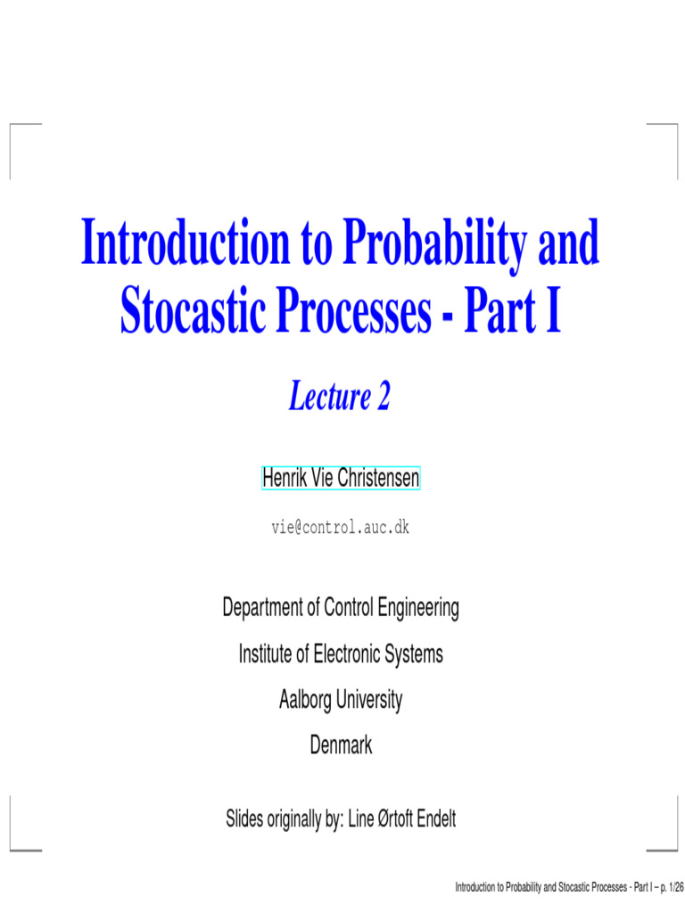 Lecture Slides 2 | PDF