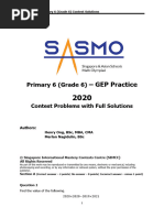 SASMO Sample Paper and Syllabus 1 | PDF | Mathematics | Statistics