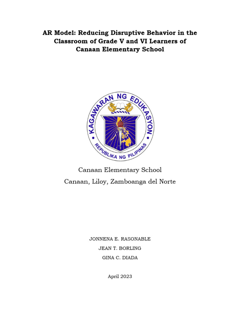 Manuscript Ar Revised Edition Pdf Classroom Qualitative Research