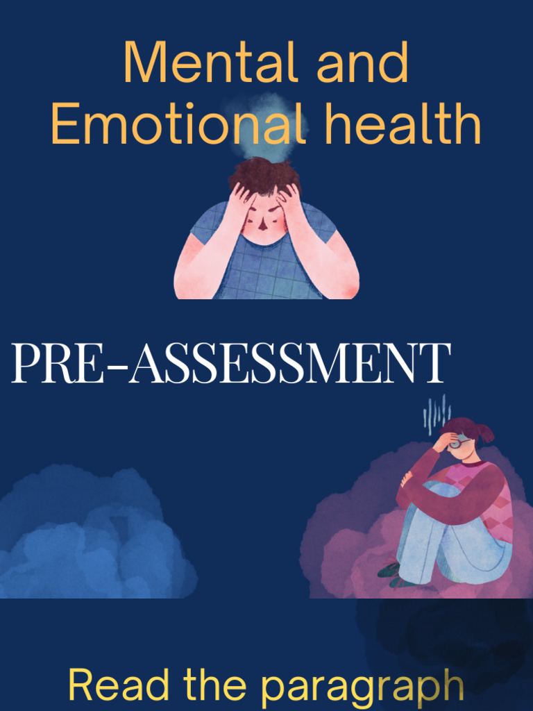 W1 H Mental Emotional Health | PDF | Mental Health | Well Being