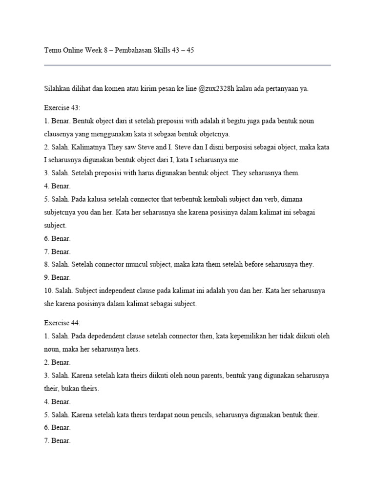 Temu Online Week 8 | PDF | Seni & Disiplin Bahasa