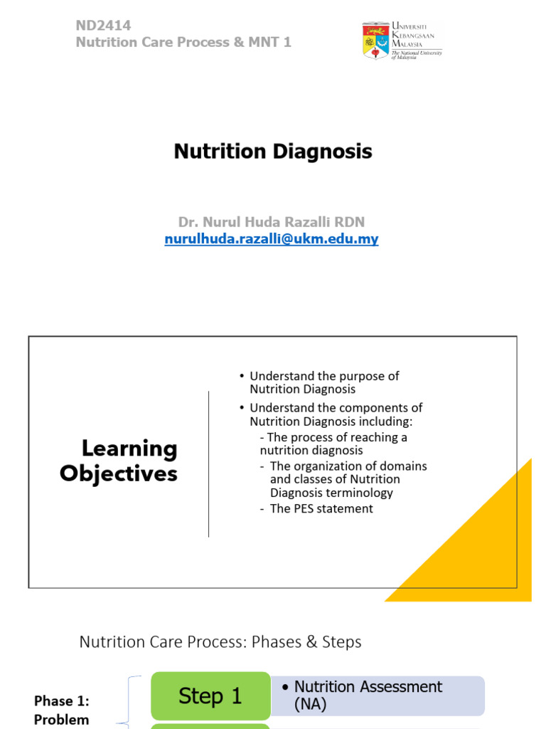 Nutrition Diagnosis 20222023 Pdf Nutrients Dietitian