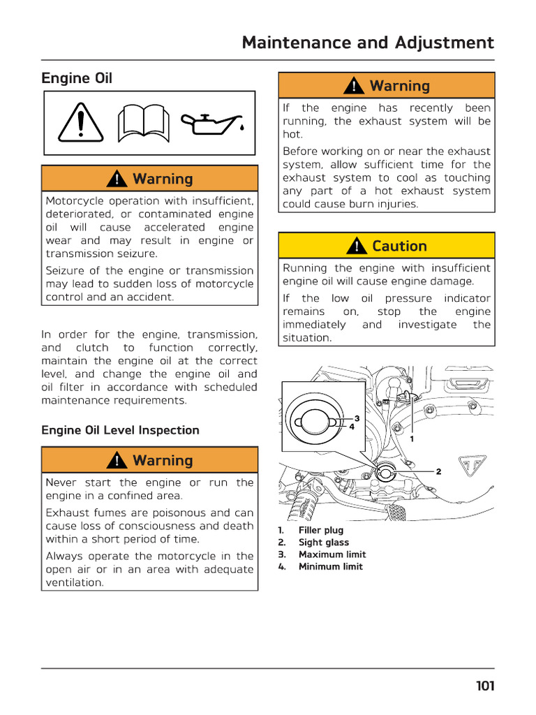 Triumph Service Manual 101-110 | PDF