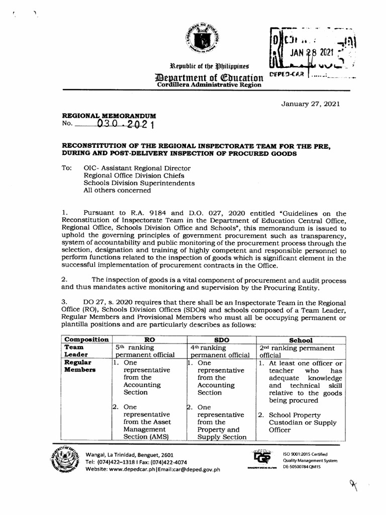 RM No. 030 S. 2021 | PDF